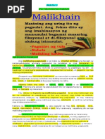 Module Sa Malikhaing Pagsusulat | PDF