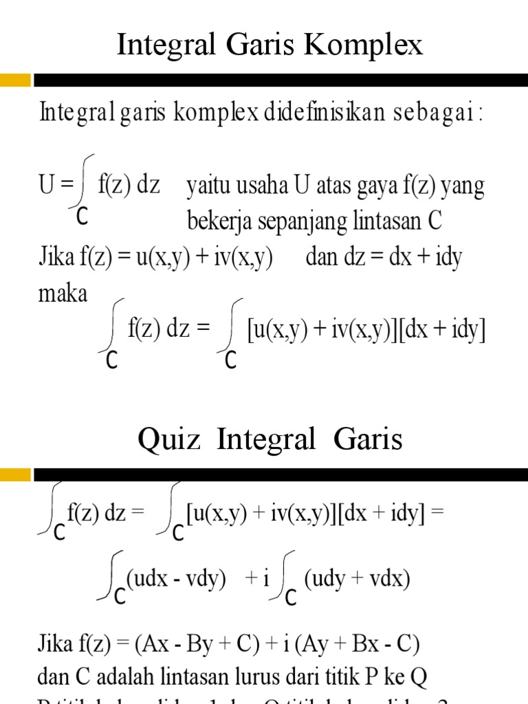 3 Integral Garis Riil | PDF
