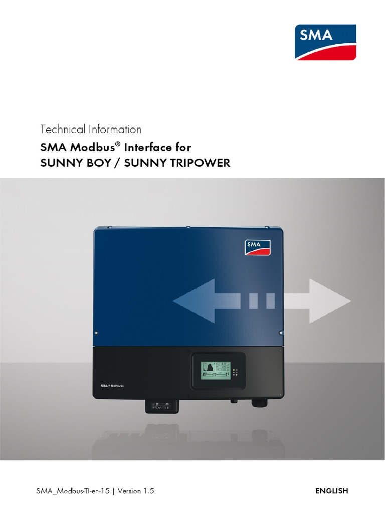 Technical Information: SMA Modbus Interface For Sunny Boy / Sunny ...