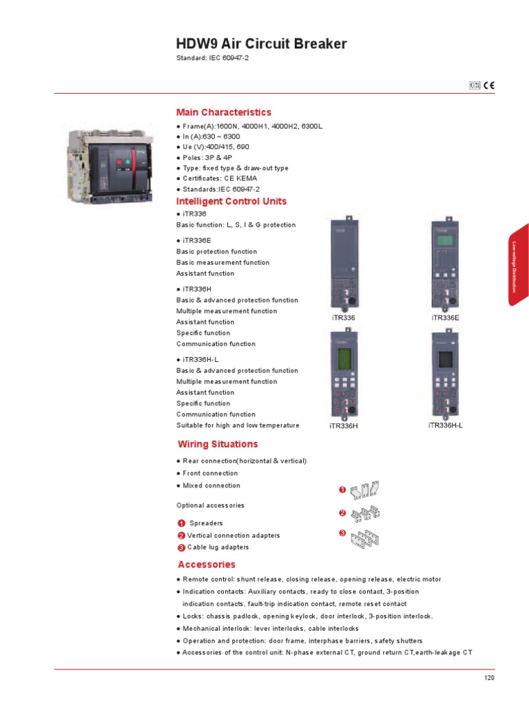Himel HDW9 ACB Specifications Guide | PDF | Insulator (Electricity ...