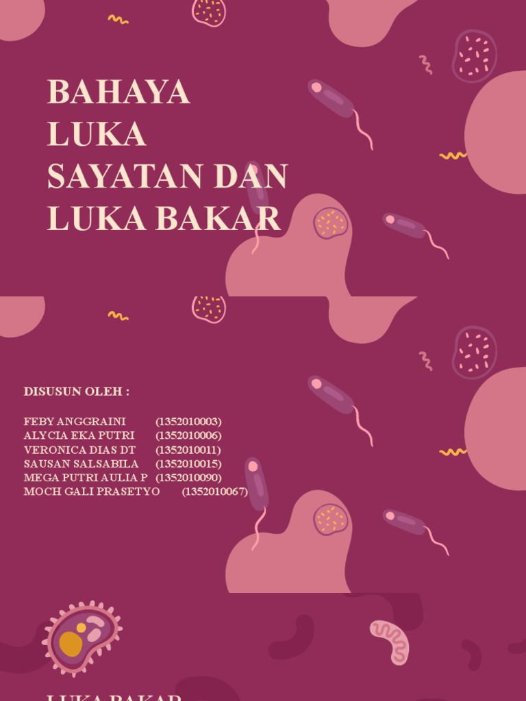 Luka Bakar Dan Sayatan | PDF