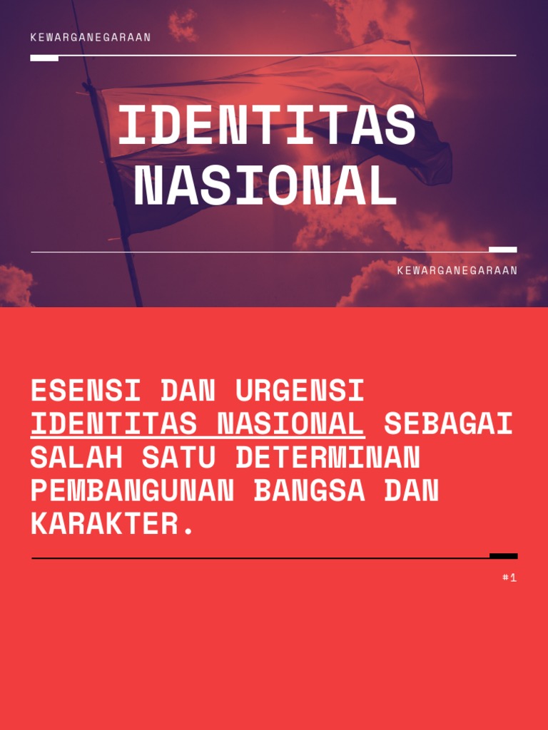 Tantangan Identitas Nasional Indonesia | PDF | Ilmu Sosial