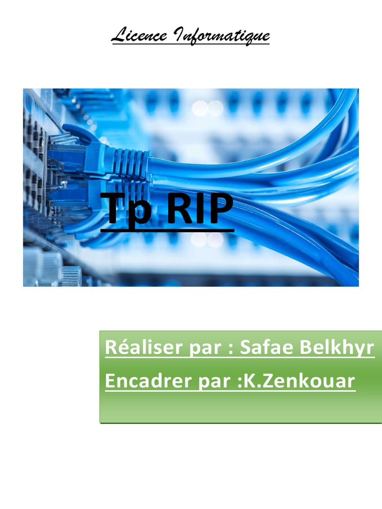 Rip v1 | PDF | Routeur | Routage