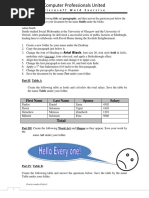 Class-I Subject: Computer Holiday Homework | PDF