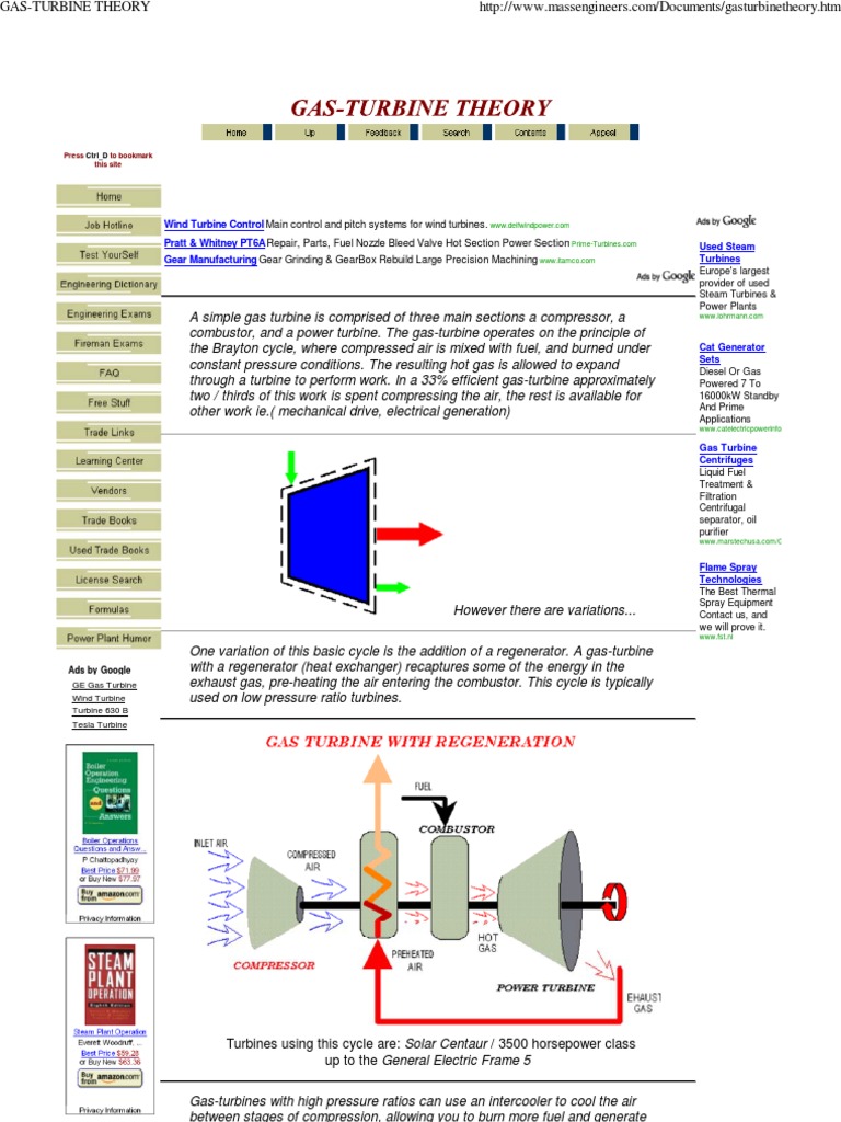 Gas-Turbine Theory | PDF | Gas Turbine | Jet Engine