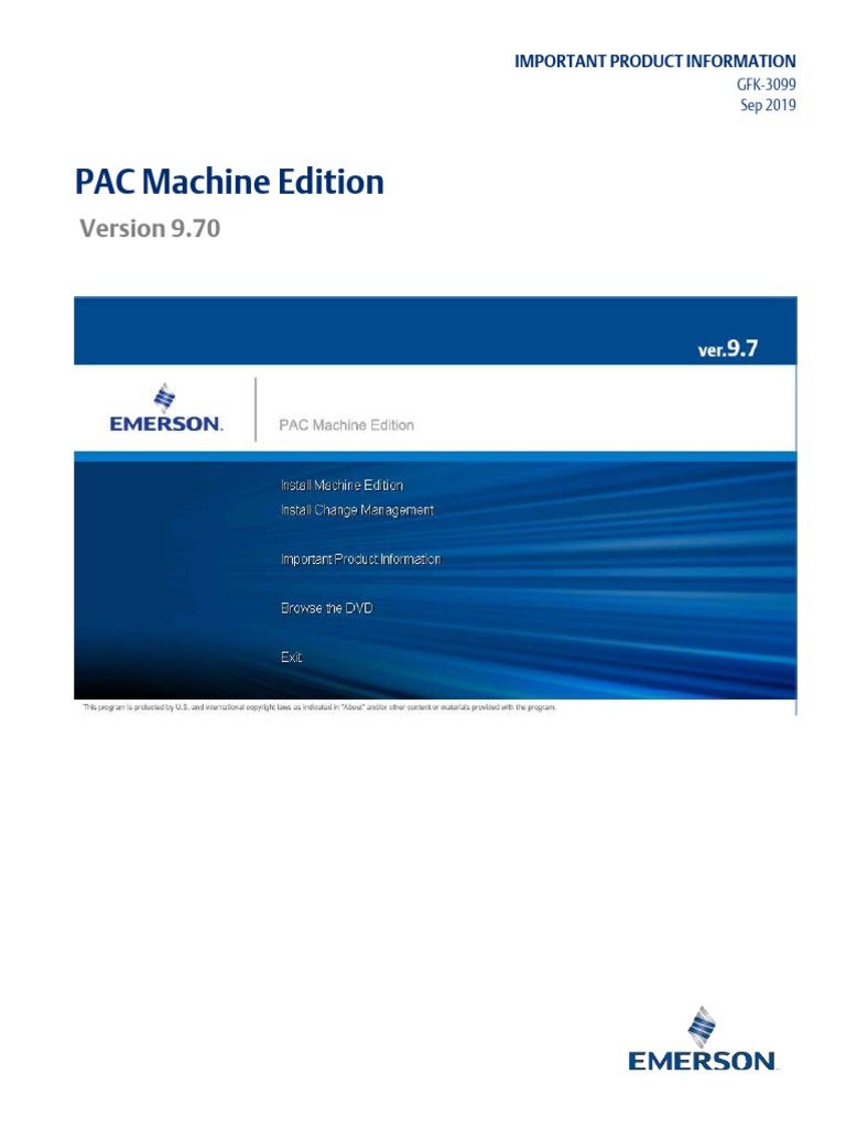 PAC Machine Edition: Important Product Information | PDF | Microsoft ...