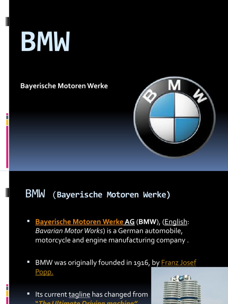Bayerische Motoren Werke | PDF | Bmw | Brand