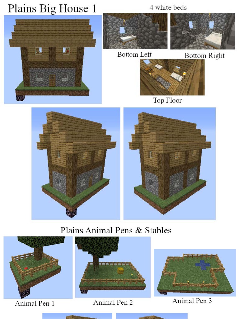 Minecraft Plains House