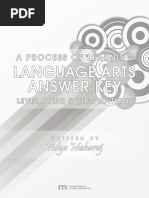 A Process of Learning Language Arts - Level 4 5 - Answer Key Third ...