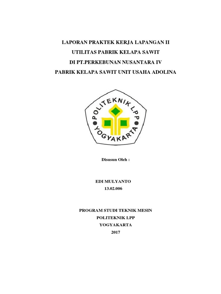 PKL II Edi Mulyanto | PDF