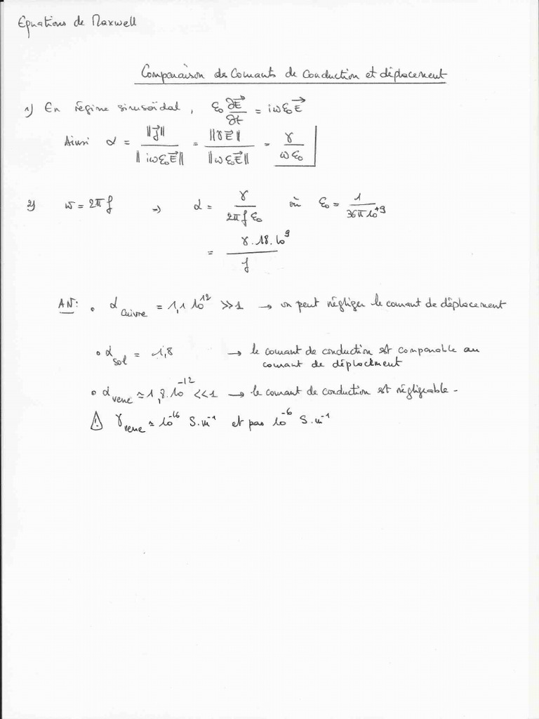 Correction Maxwell | PDF