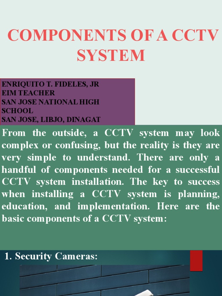 Components of A CCTV System | Download Free PDF | Closed Circuit ...