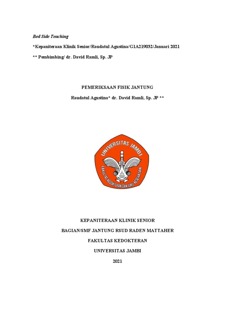 BST - Raudatul Agustina - Dr. David Ramli, SP - JP | PDF