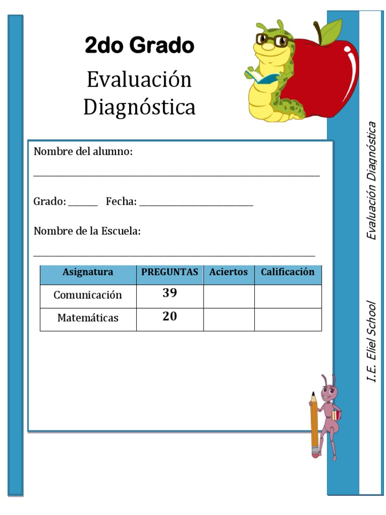 Evaluación Diagnóstica 2do Grado Primaria | PDF | Rana | Naturaleza