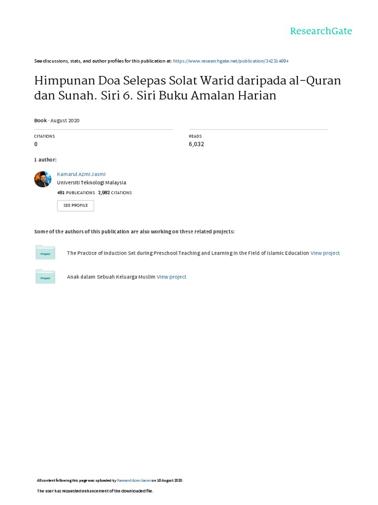 Himpunan Doa Selepas Solat | PDF