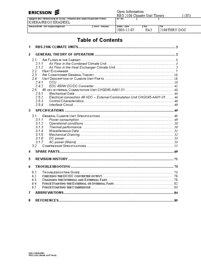 RBS 2106 Manual Aire Acond | PDF | Coolant | Air Conditioning