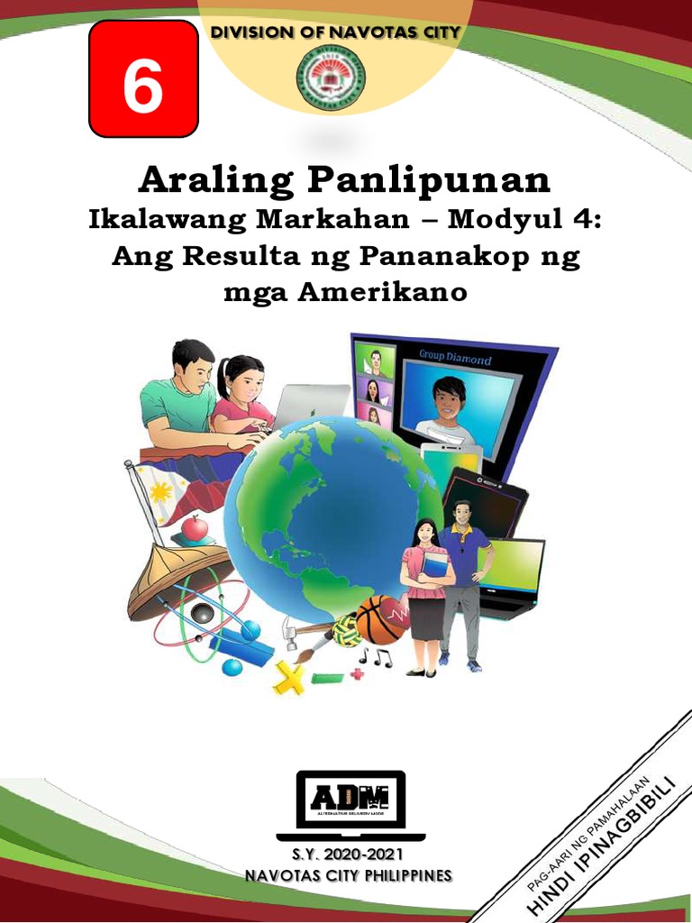 SDO - Navotas - AP6 - Q2 - M4 - Ang Resulta NG Pananakop NG Mga Amerikano - FV | PDF
