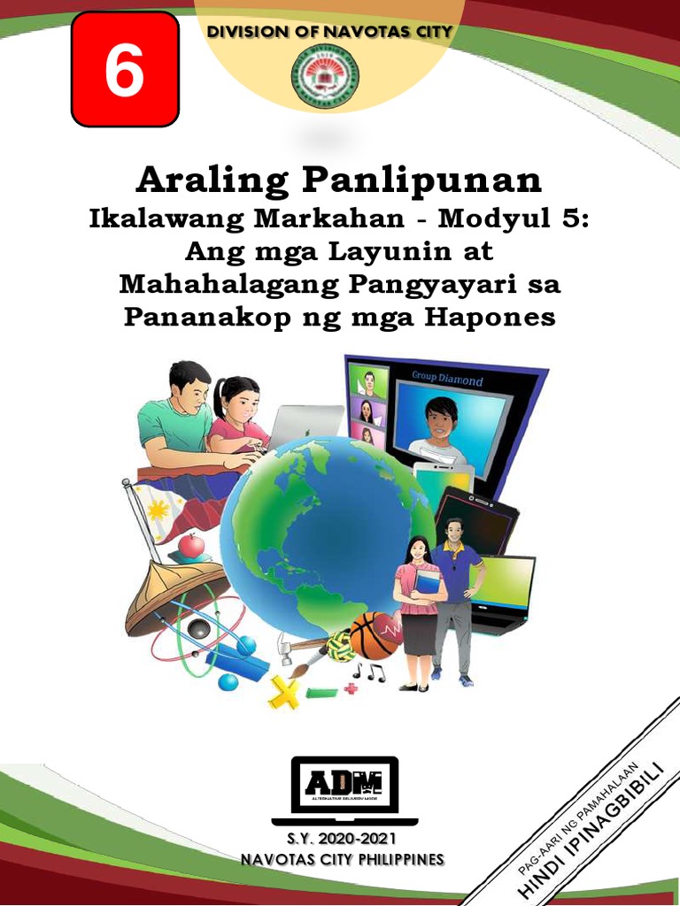 SDO Navotas AP6 Q2 M5 Ang Mga Layunin at Mahahalagang Pangyayari FV | PDF