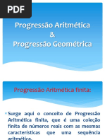 Resumo de Fórmulas de PA e PG | PDF | Sequência | Matemática elementar