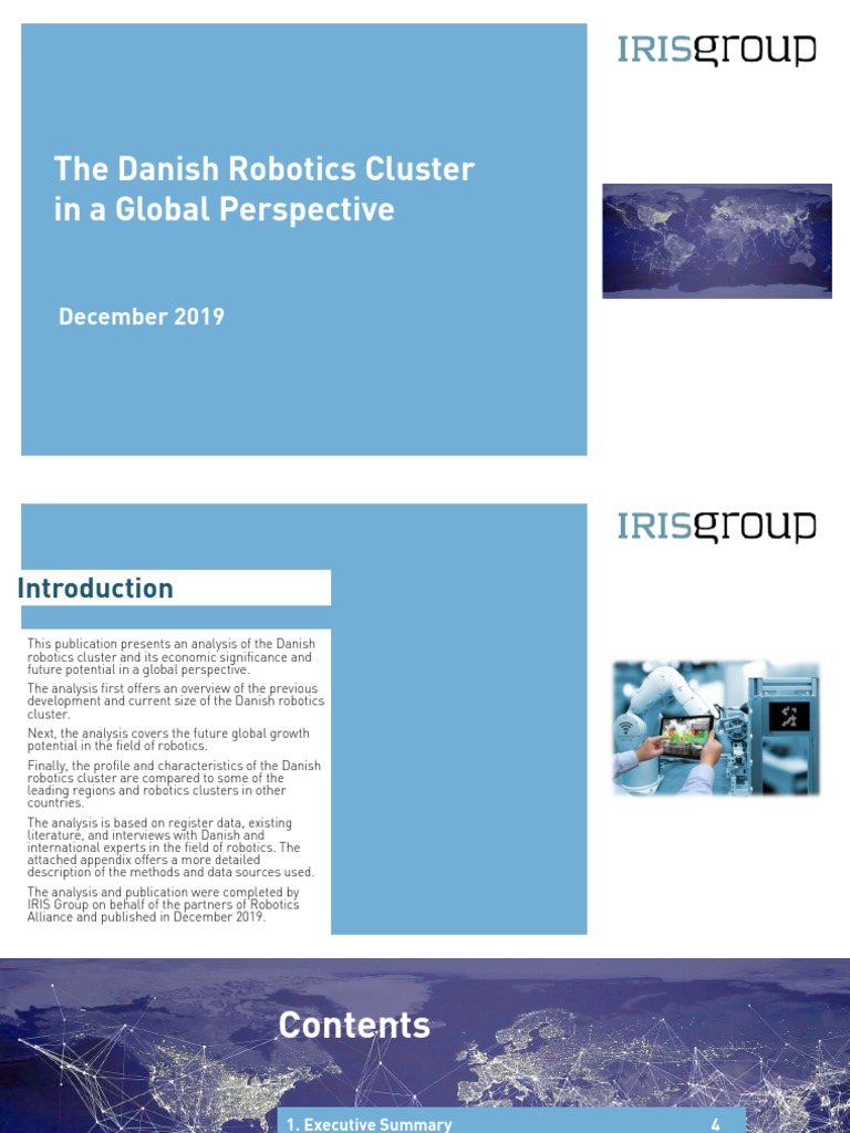 The Danish Robotics Cluster in A Global Perspective: December 2019 ...