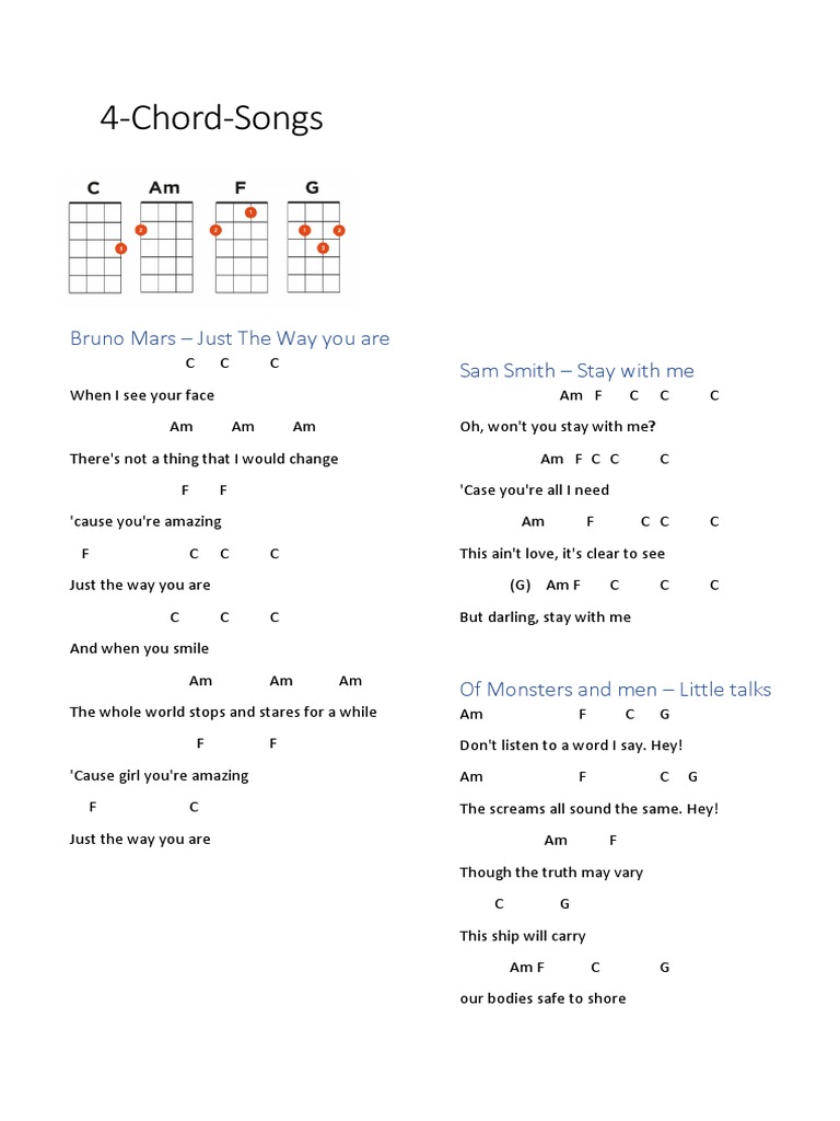 4 Chords Song | PDF