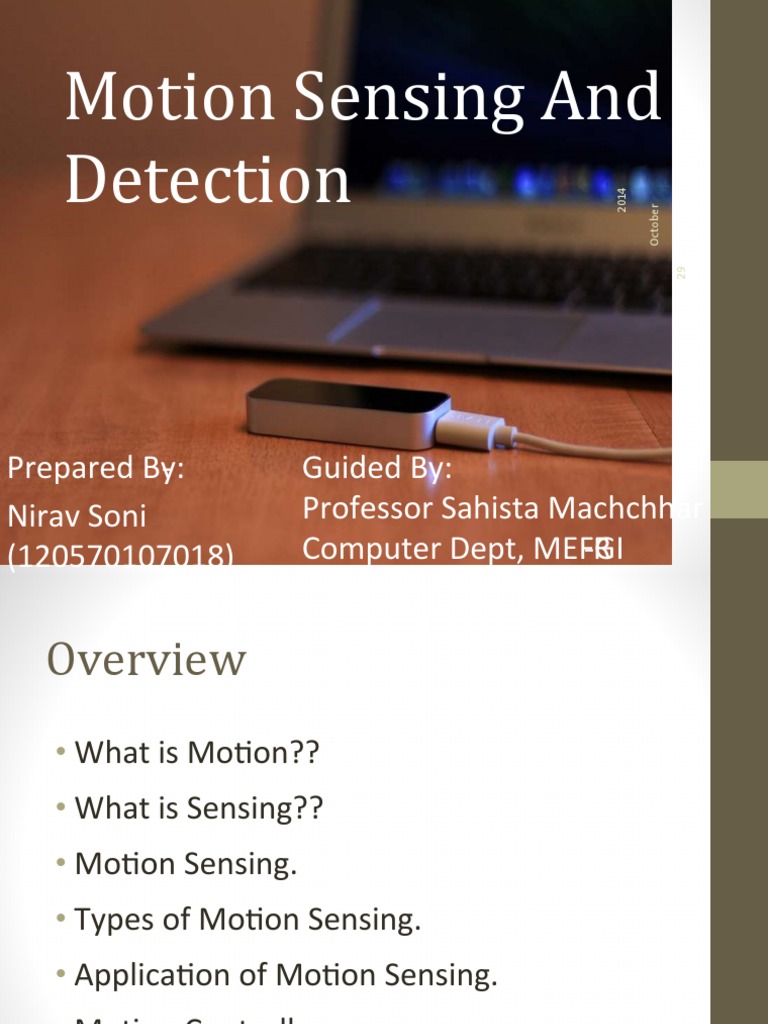 Motion Sensing and Detection | PDF | Accelerometer | Ultrasound
