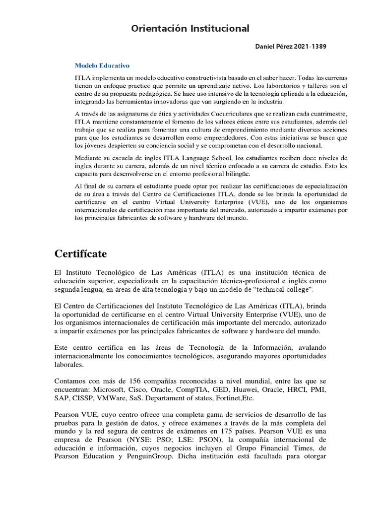 Tarea 7 | PDF | Comp Tia | Prueba / examen