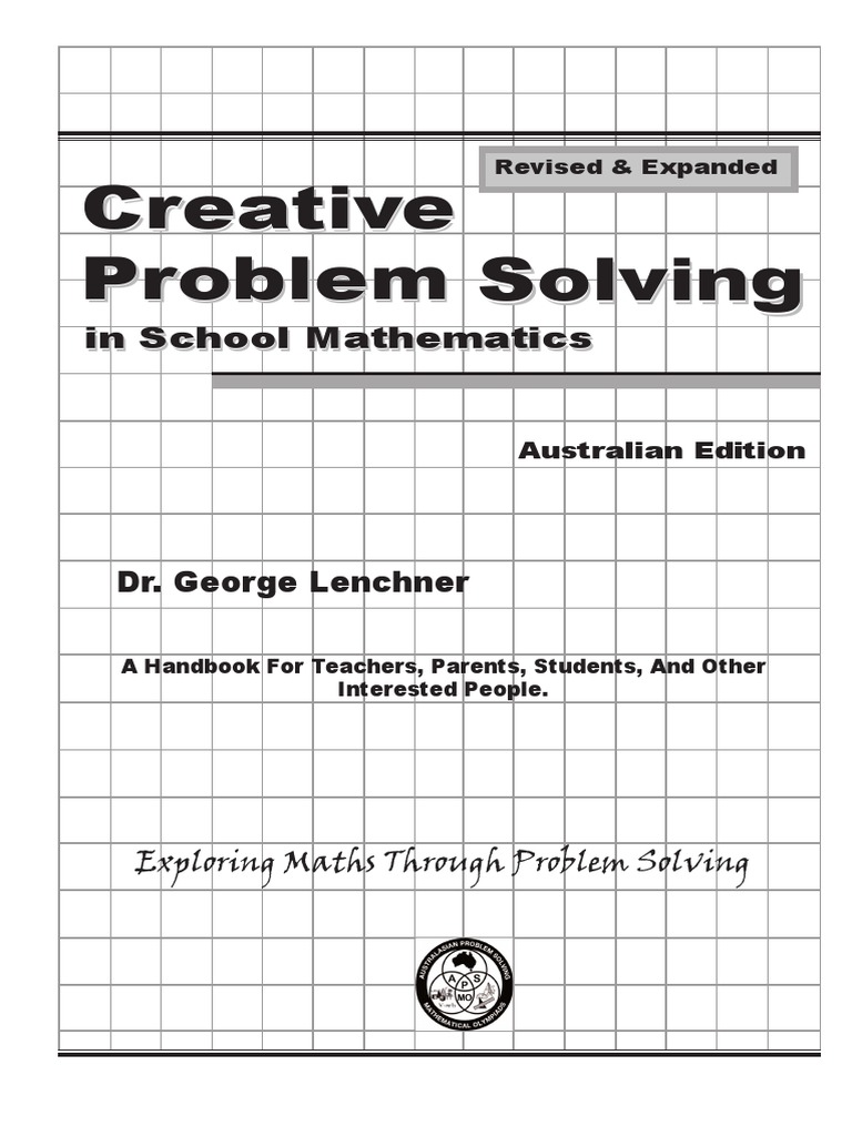 Creative Problem Solving | Download Free PDF | Area | Teaching Mathematics