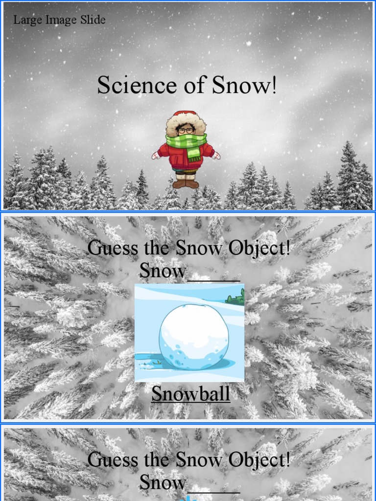 Science of Snow Slides | PDF | Games & Activities | Social Science