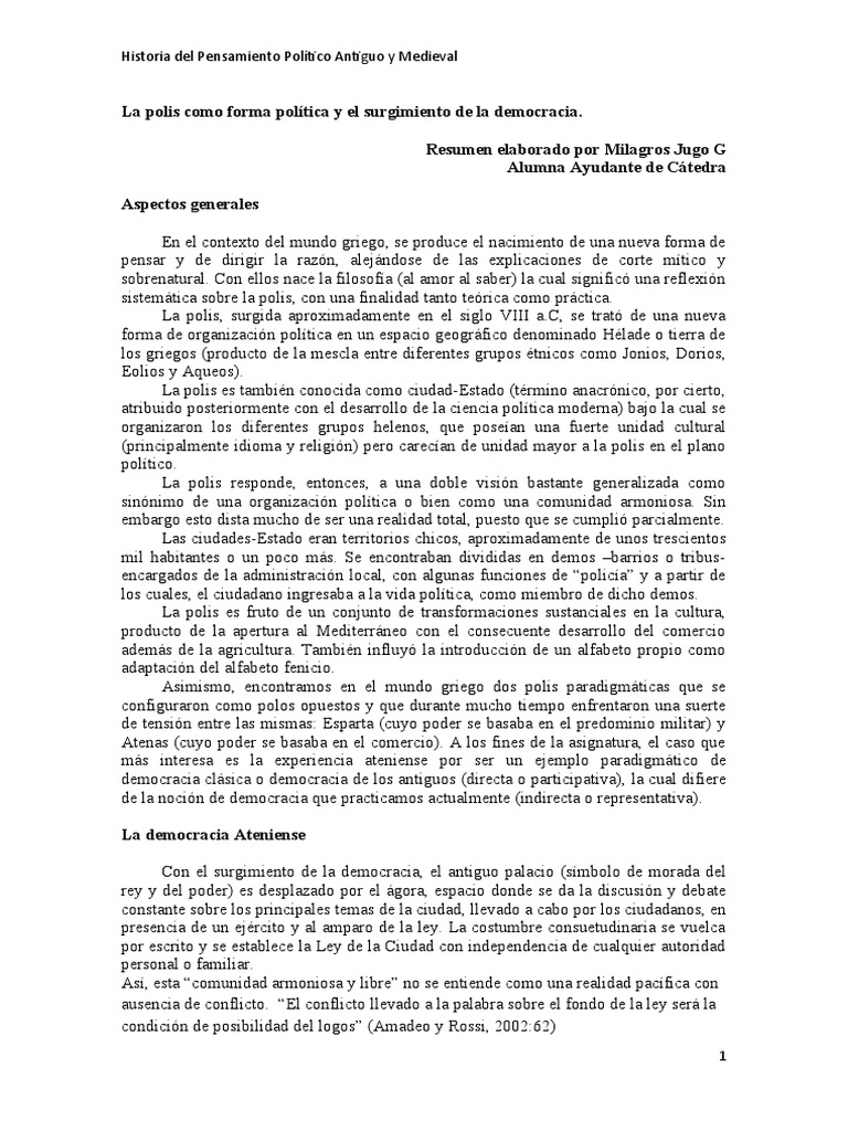 La Polis | PDF | Antigua Grecia | Science