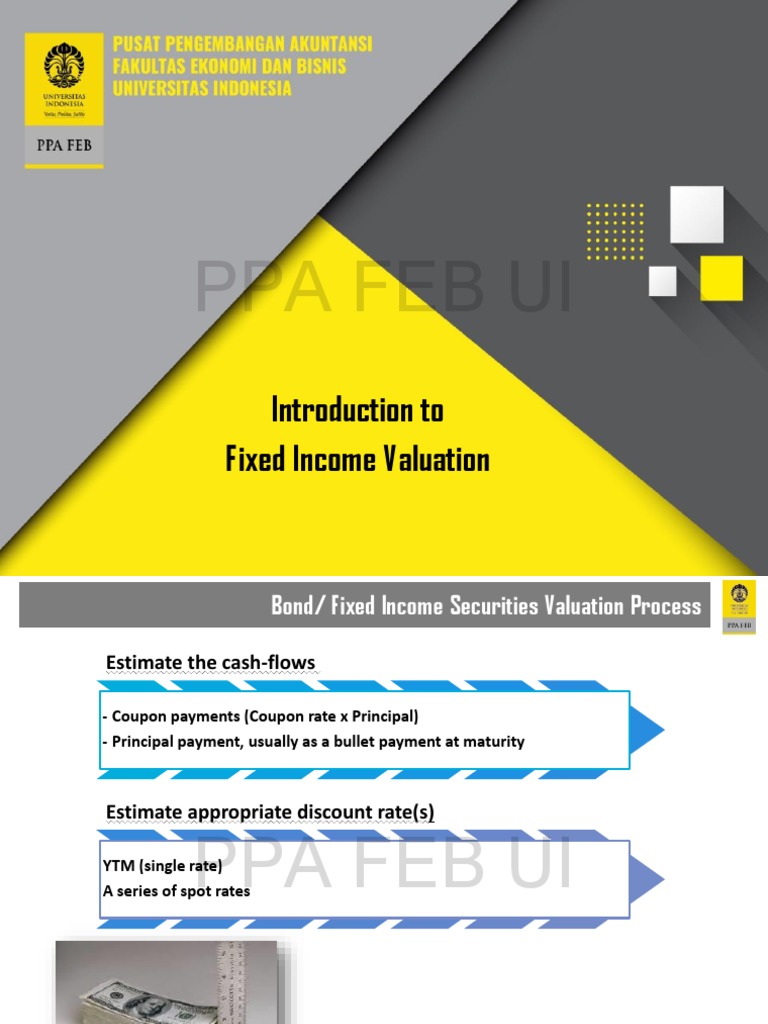 3 - Introduction To Fixed Income Valuation-Unlocked | PDF | Bonds (Finance) | Yield (Finance)