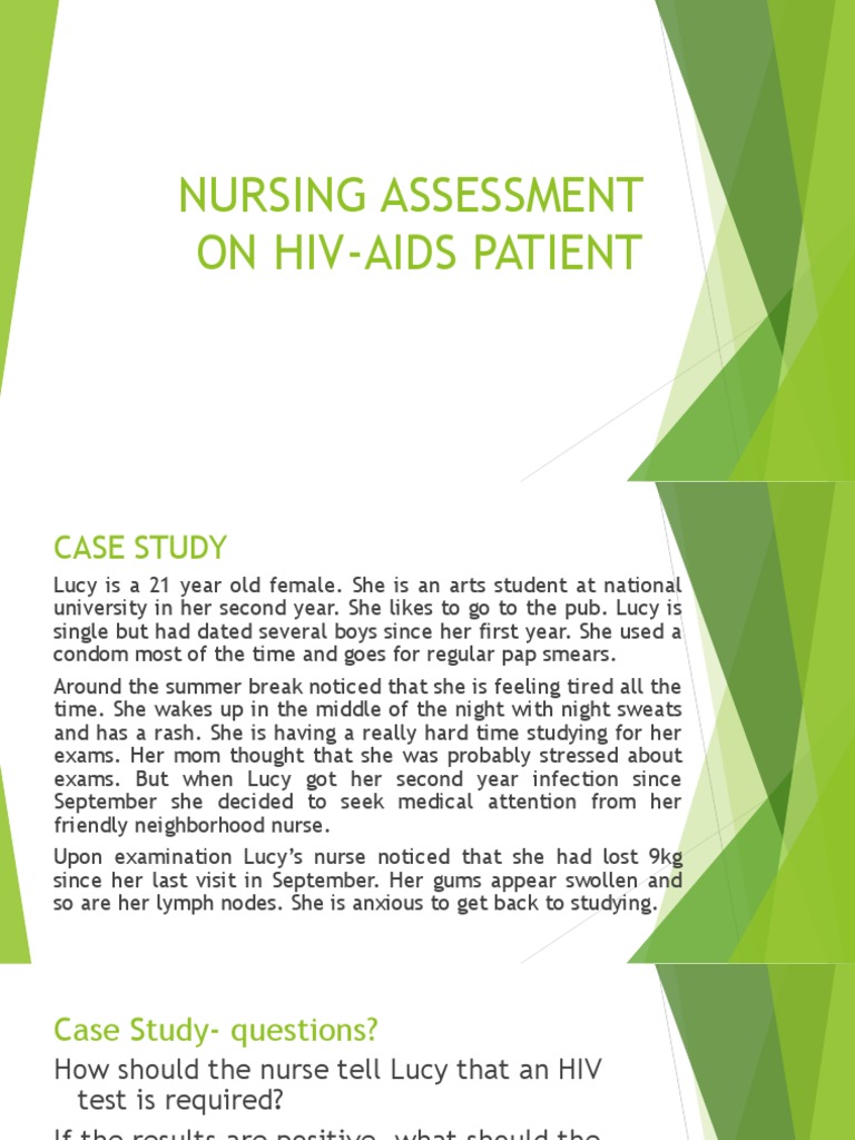 Nursing Assessment On Hiv-Aids Patient | PDF