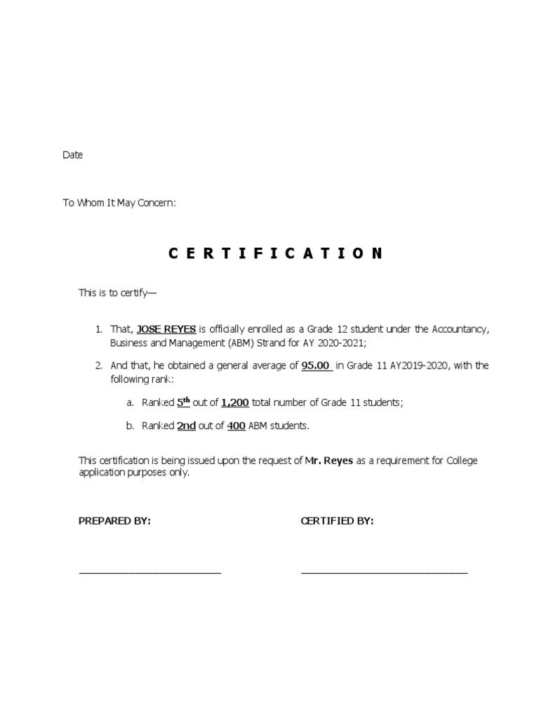 Ug Sample Formats Ay2122 | PDF | Finance & Money Management