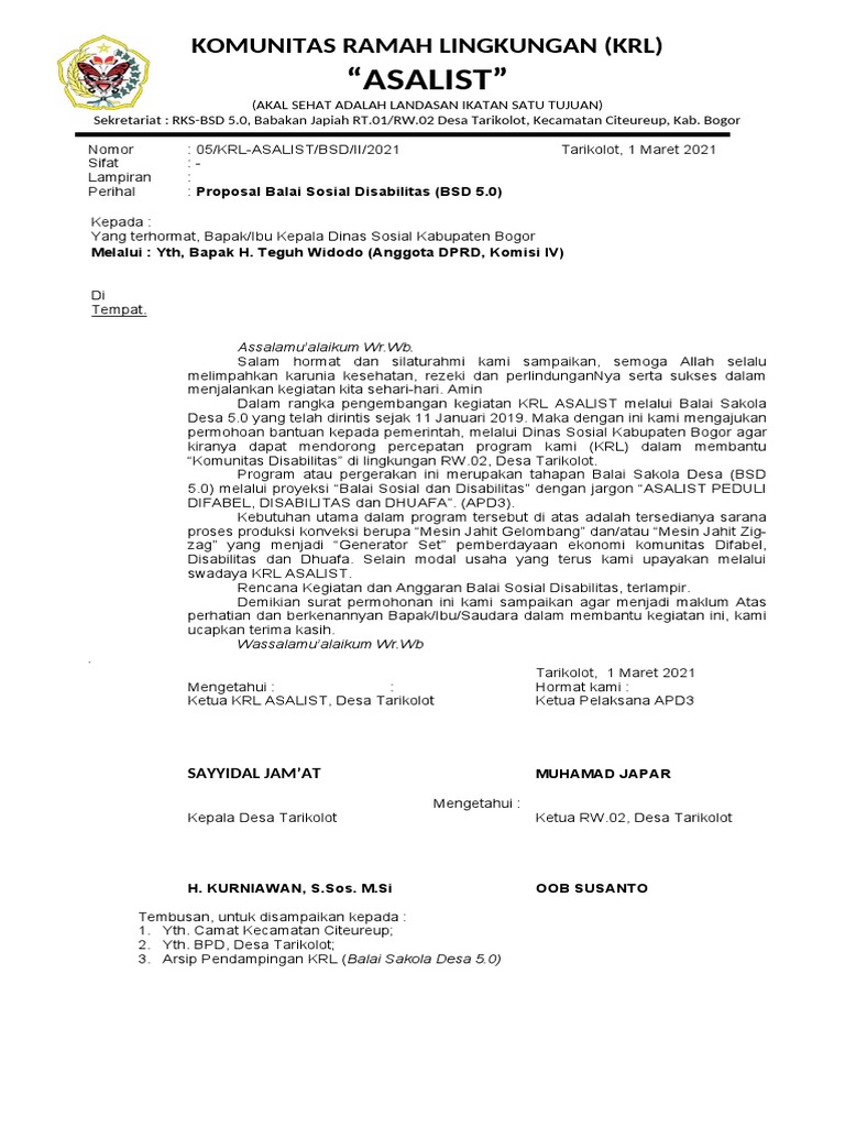 Proposal Disabilitas 2 | PDF