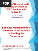 RBT Module Training | PDF | Classical Conditioning | Reinforcement