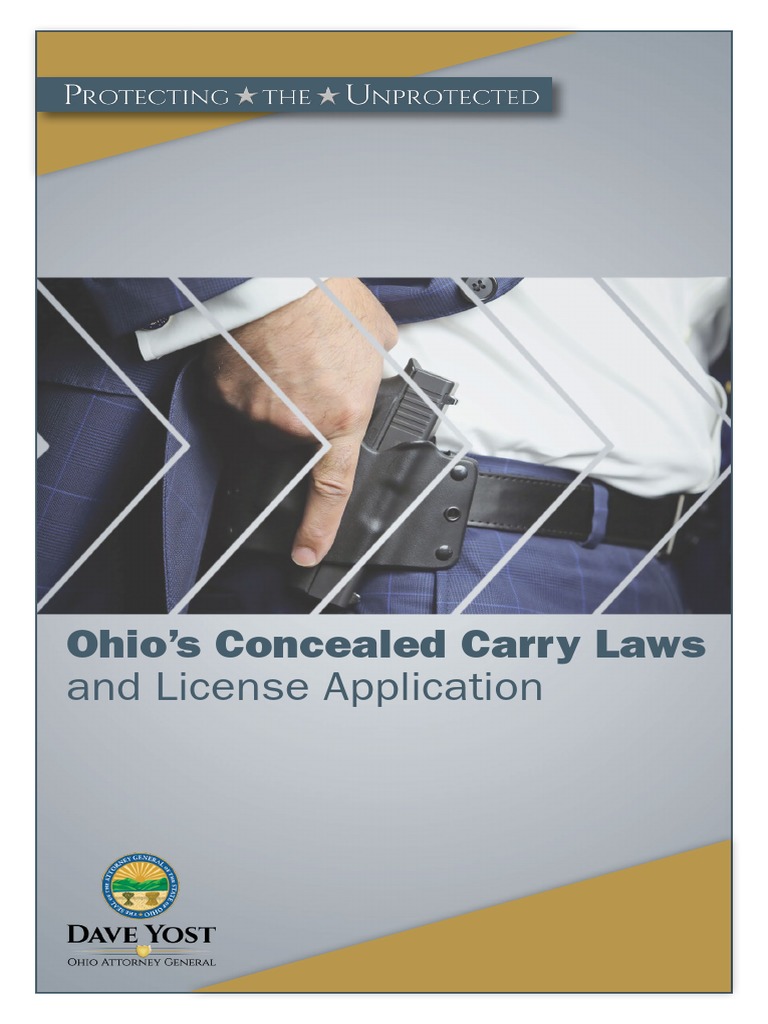 Ohio Concealed Carry License Guide | PDF | Concealed Carry In The ...