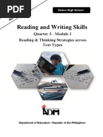 Reading and Writing: Quarter 3: Module 2 - Lesson 2 | PDF | Facebook ...