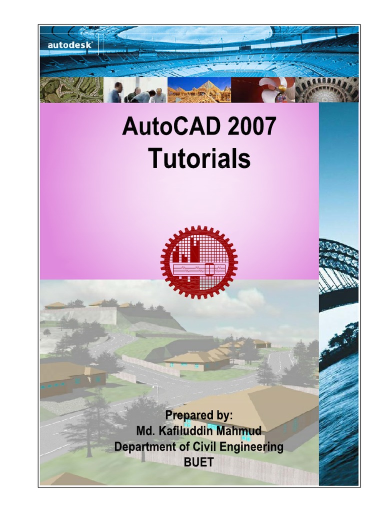 AutoCAD 2007 Tutorial | PDF | Ellipse | Perpendicular