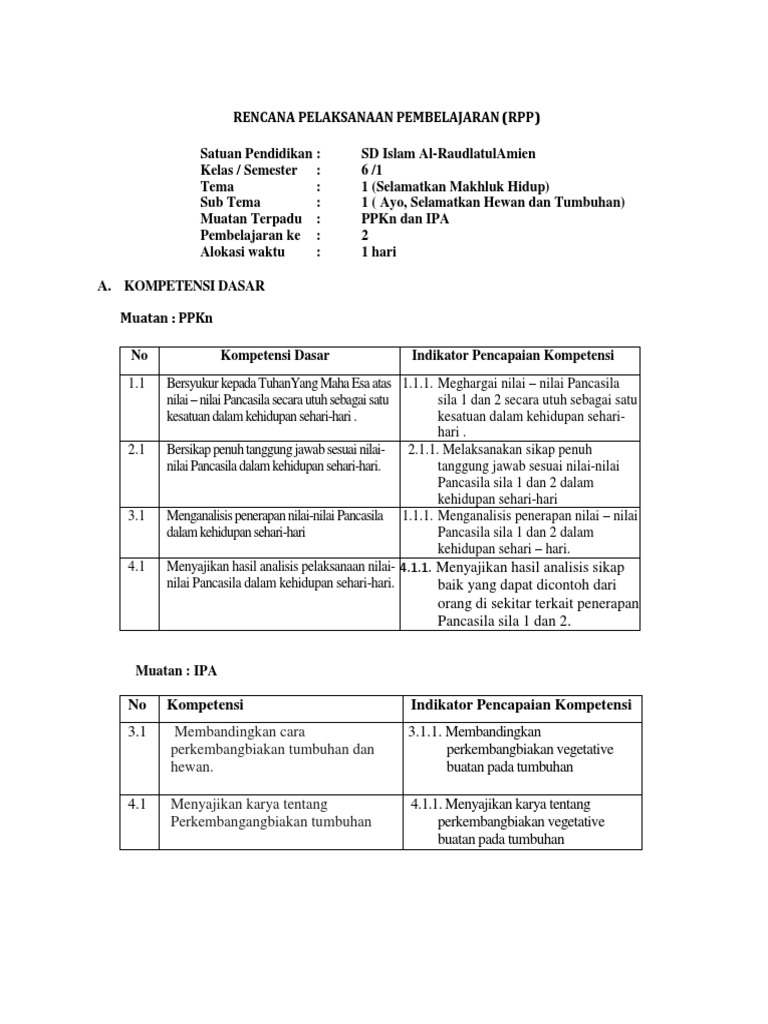 RPP Discovery Learning | PDF