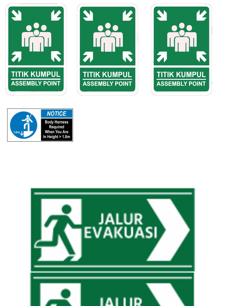 Rambu K3 Cetak | PDF