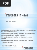 Java Package | PDF | Java (Programming Language) | Java Platform