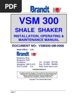 NOV Shale Shaker Excerpt VSM300 Manual - Parts & Drawings | PDF ...