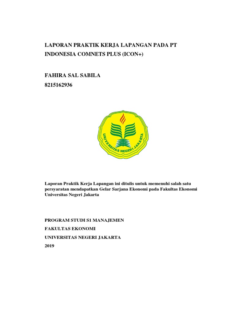 Laporan PKL (Icon+) | PDF