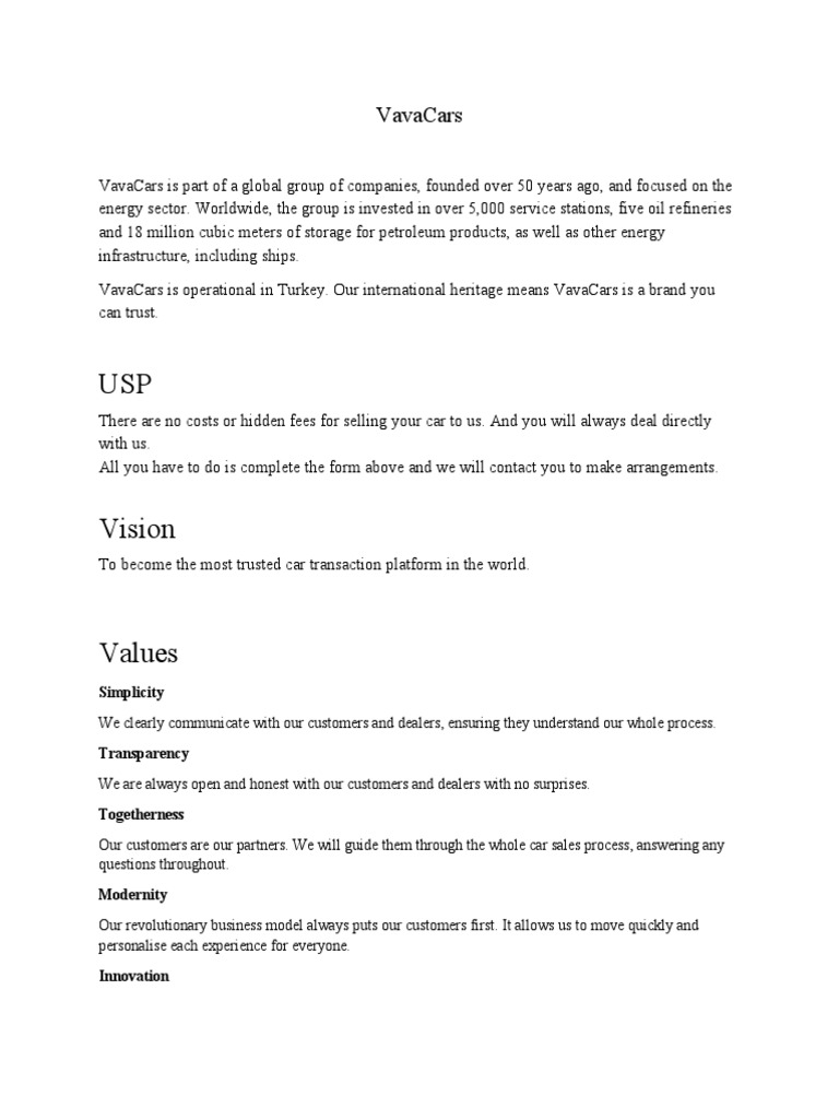 Vava Cars | PDF | Brand | Car