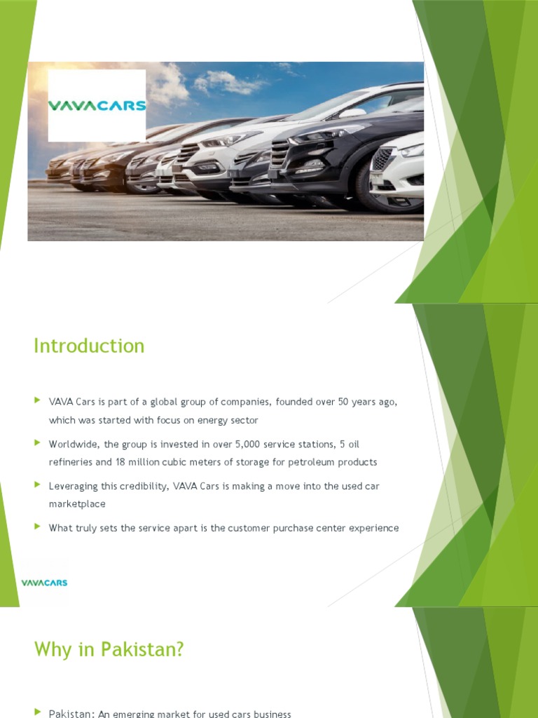 VAVA Cars Pakistan Used Car Marketplace | PDF | Sales | Market (Economics)
