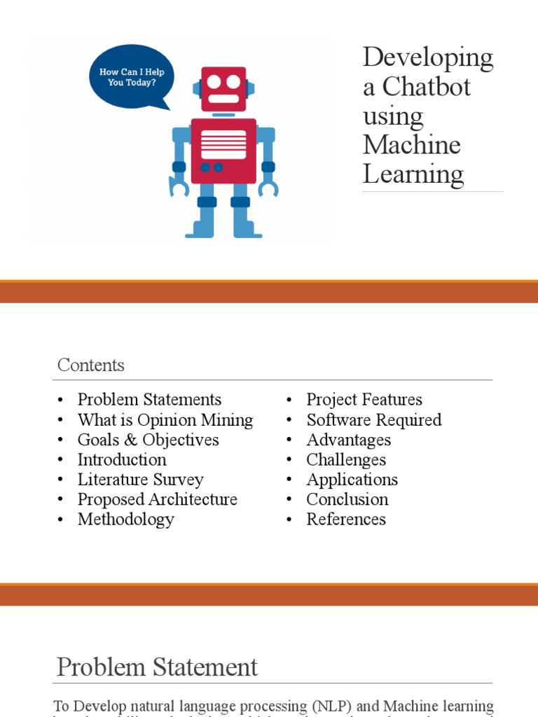 Developing A Chatbot Using Machine Learning | PDF | Systems Science ...