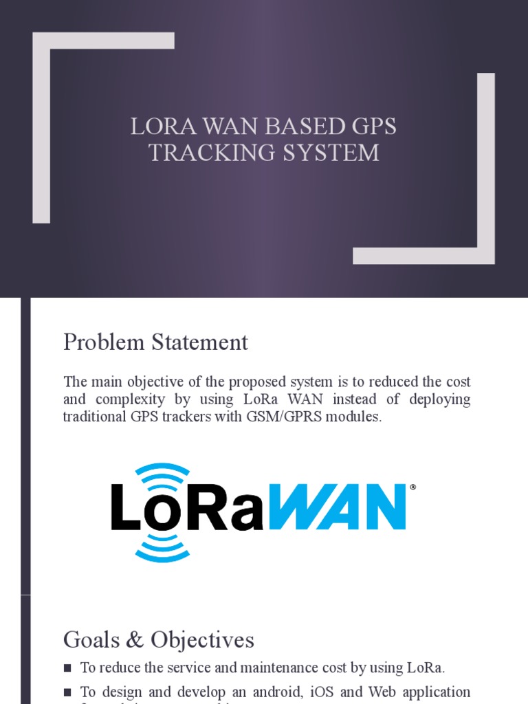 Lora GPS Tracking | PDF | Wireless Sensor Network | Mobile App