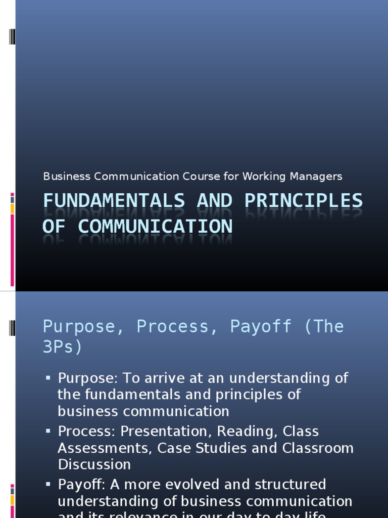 Fundamentals of Business Communication | PDF | Communication ...