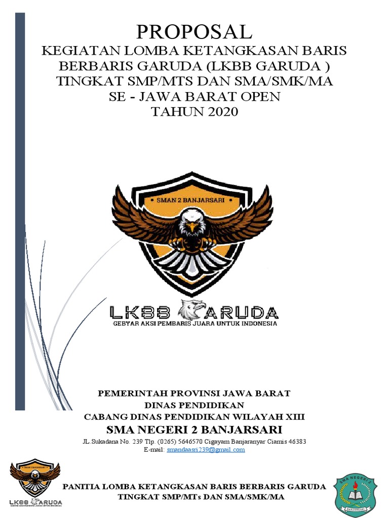 Proposal LKBB Garuda I | PDF | Ilmu Sosial