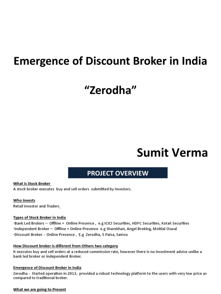Zerodha | PDF | Stocks | Securities (Finance)